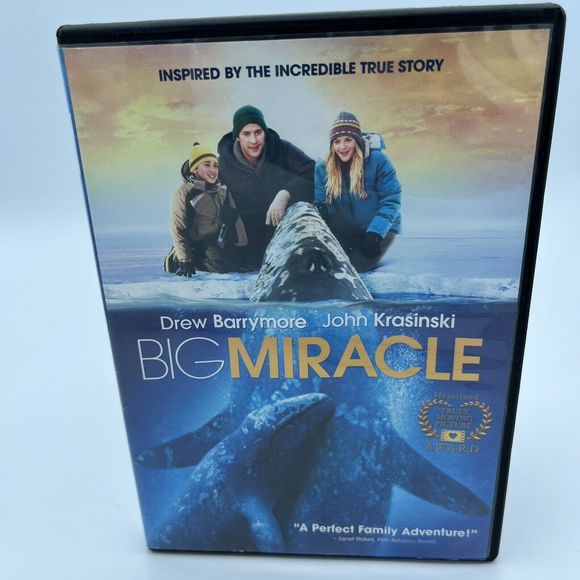 Universal | Media | Big Miracle Dvd Drew Barrymore John Krasinski Whale Rescue Alaska Like New ...